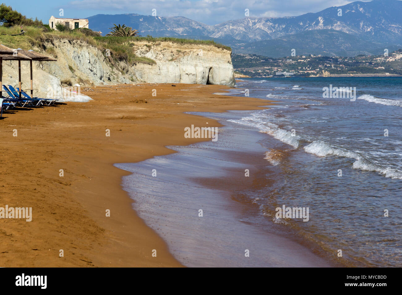 Xi beach red sand hi-res stock photography and images - Alamy
