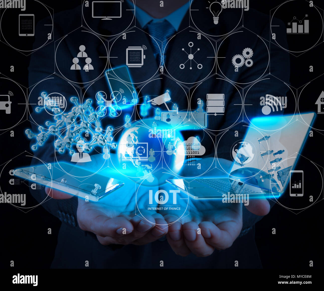 Internet of Things (IOT) technology with AR (Augmented Reality) on VR ...