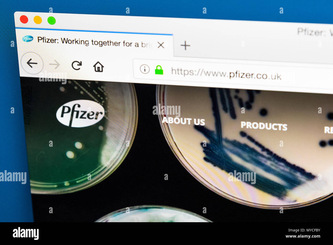 Pfizer uk logo hi-res stock photography and images - Alamy