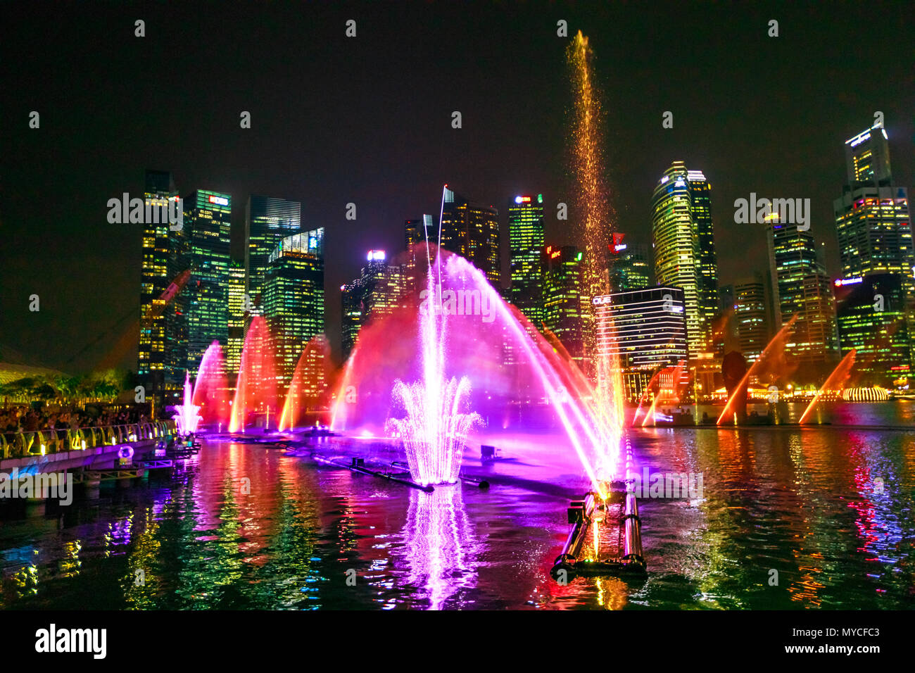 Marina bay sands event plaza hi-res stock photography and images - Alamy