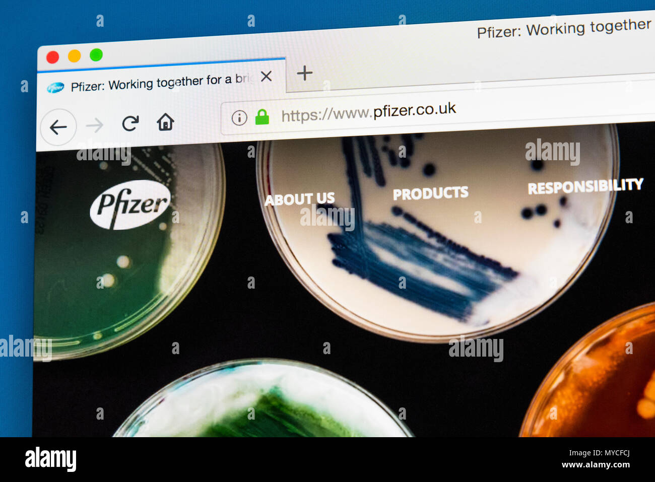 Pfizer uk logo hi-res stock photography and images - Alamy