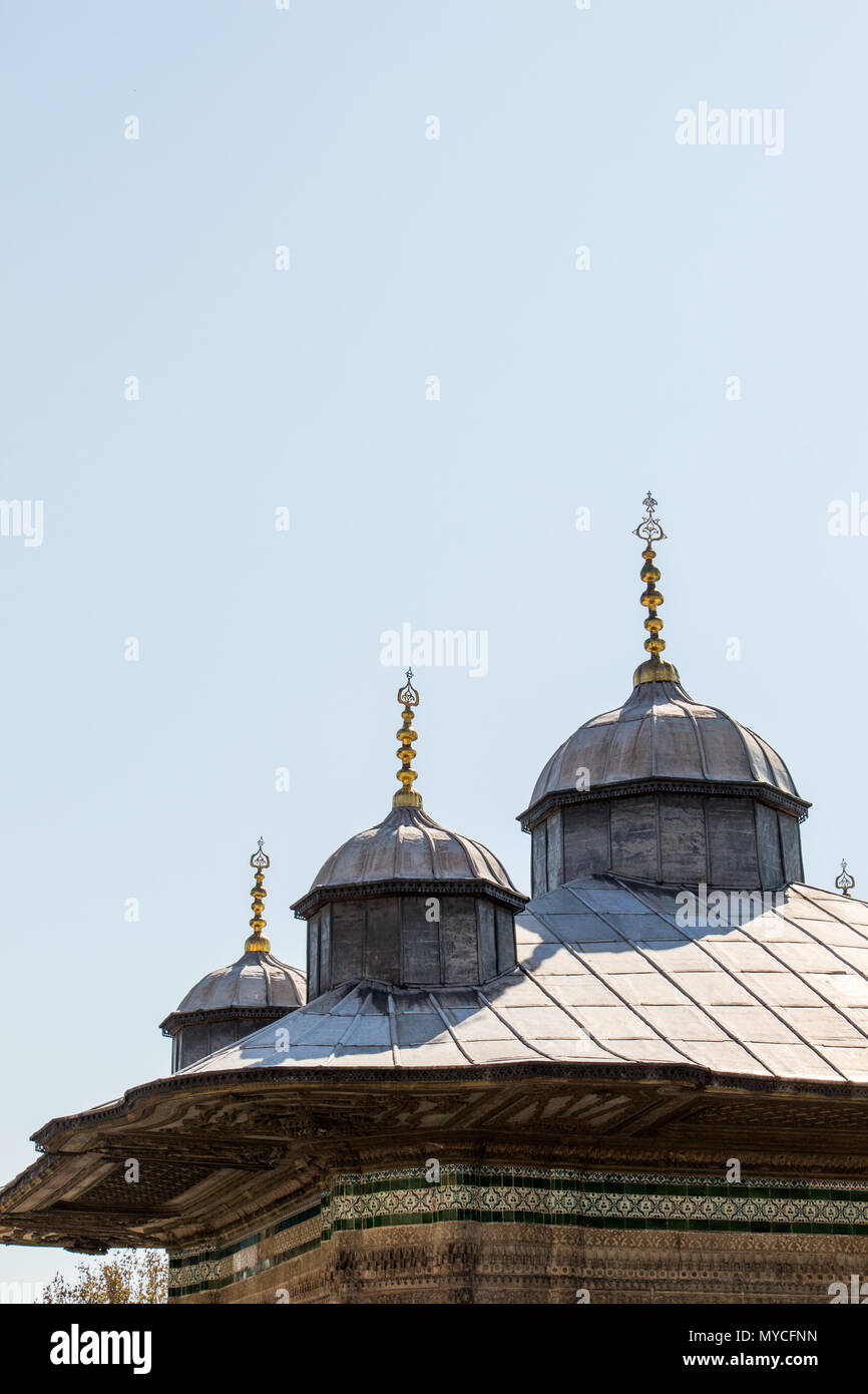 Outer view of dome in Ottoman architecture in, Istanbul, Turkey Stock ...