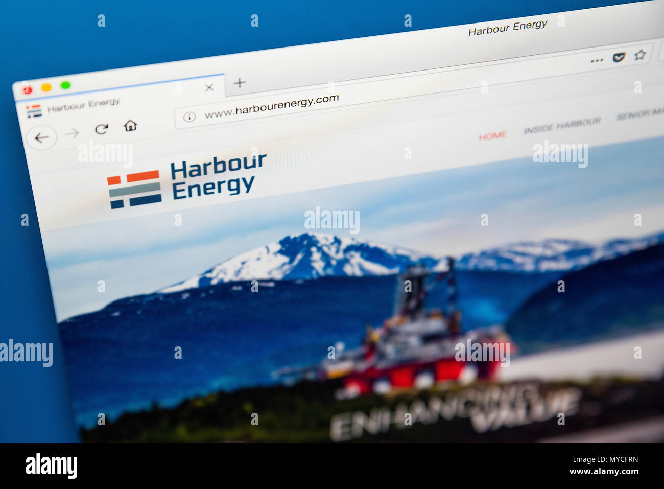 LONDON, UK - MAY 23RD 2018: The homepage of the official website for ...