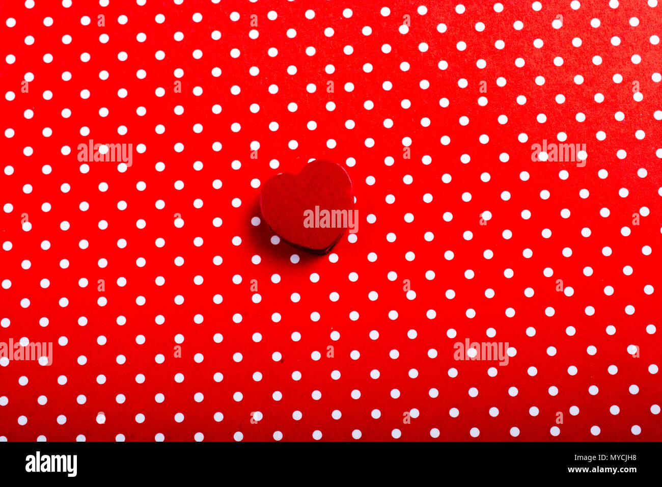Red color heart shaped object in the view Stock Photo - Alamy