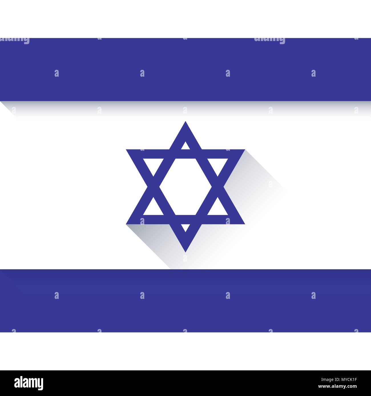 Israel flag vector vectors hi-res stock photography and images - Alamy