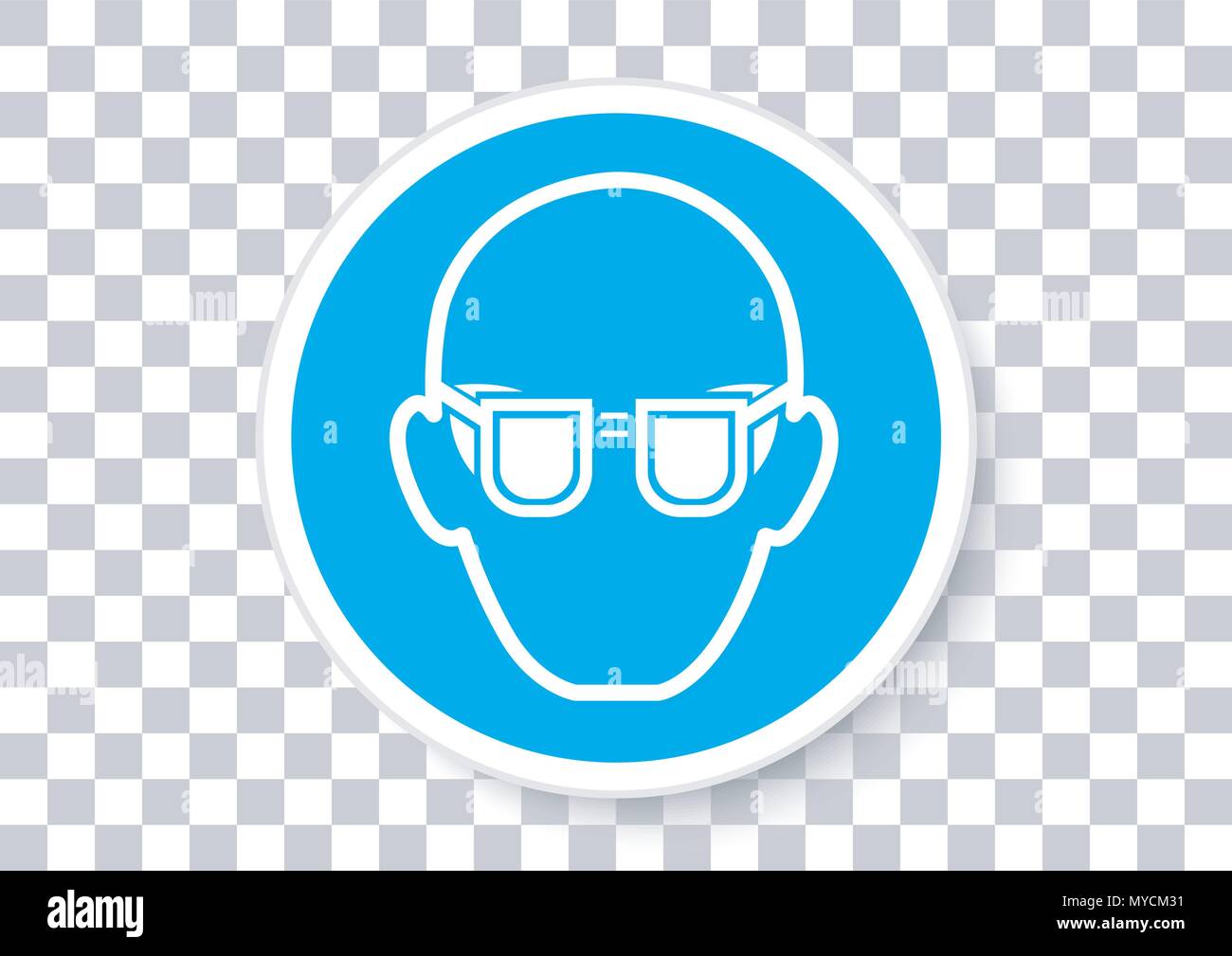 Safety glasses logo design hi-res stock photography and images - Alamy