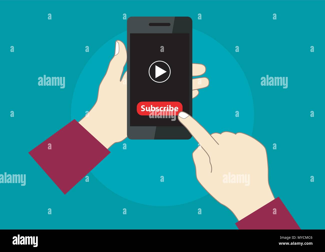 Youtube Stock Vector Images - Alamy