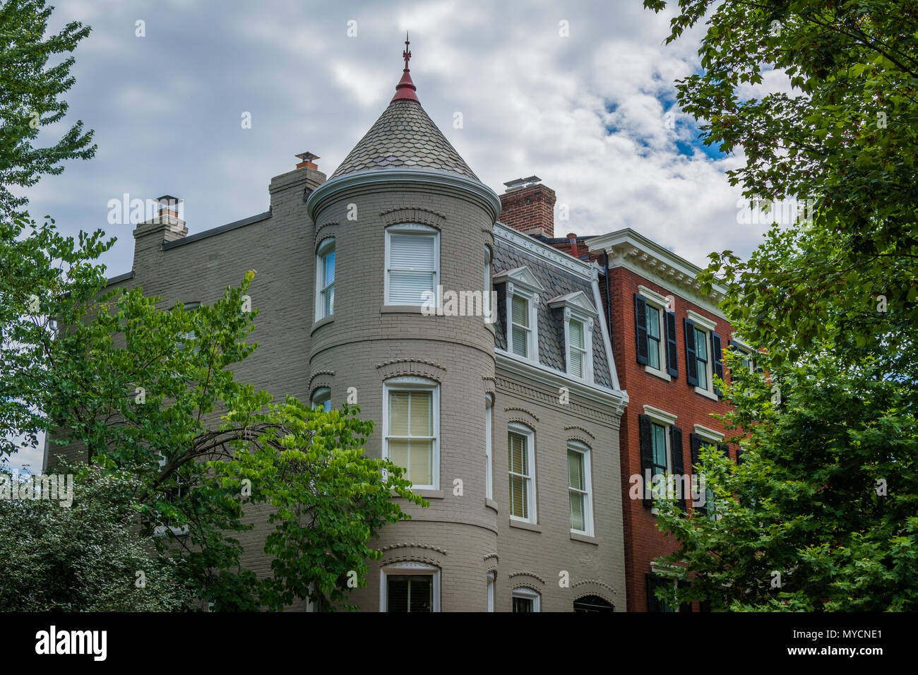 Georgetown washington dc houses hi-res stock photography and images - Alamy