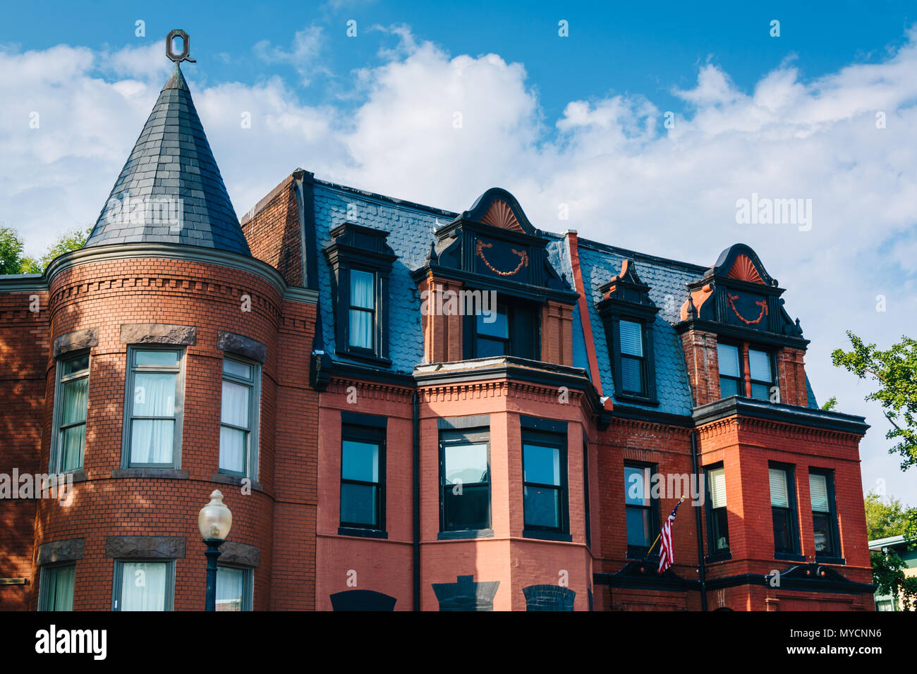 Row houses in Shaw, Washington, DC Stock Photo - Alamy