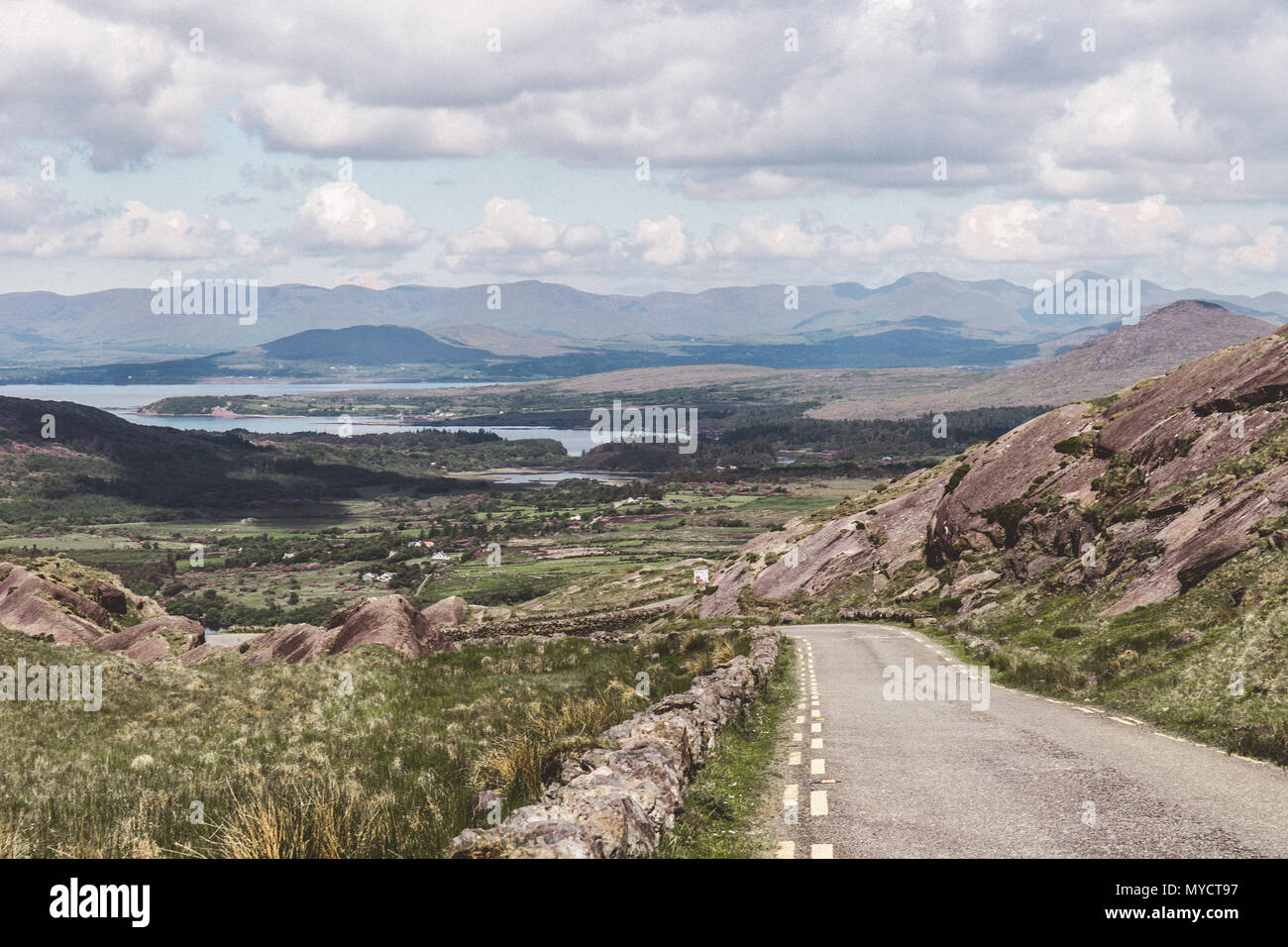 The scenic road of Healy Pass, a 12 km route worth of hairpin turns ...
