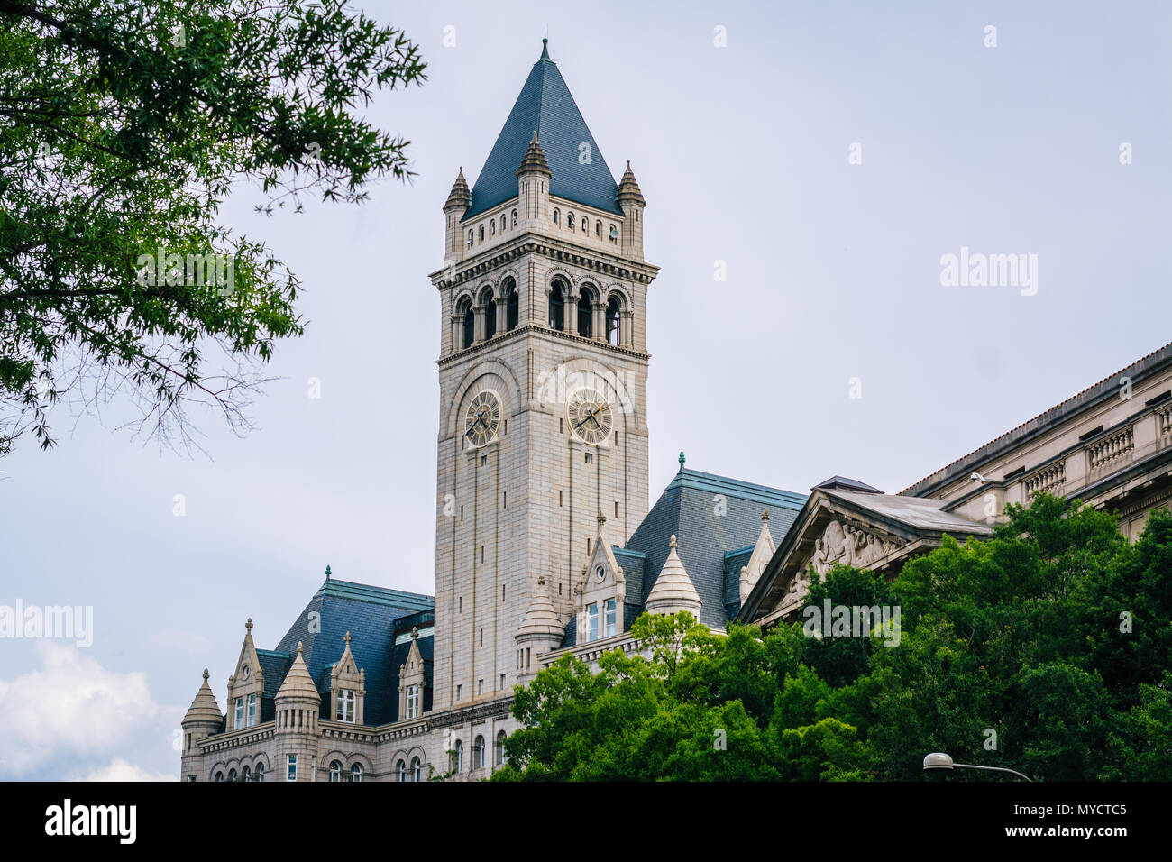 The Old Post Office, in downtown Washington, DC Stock Photo - Alamy