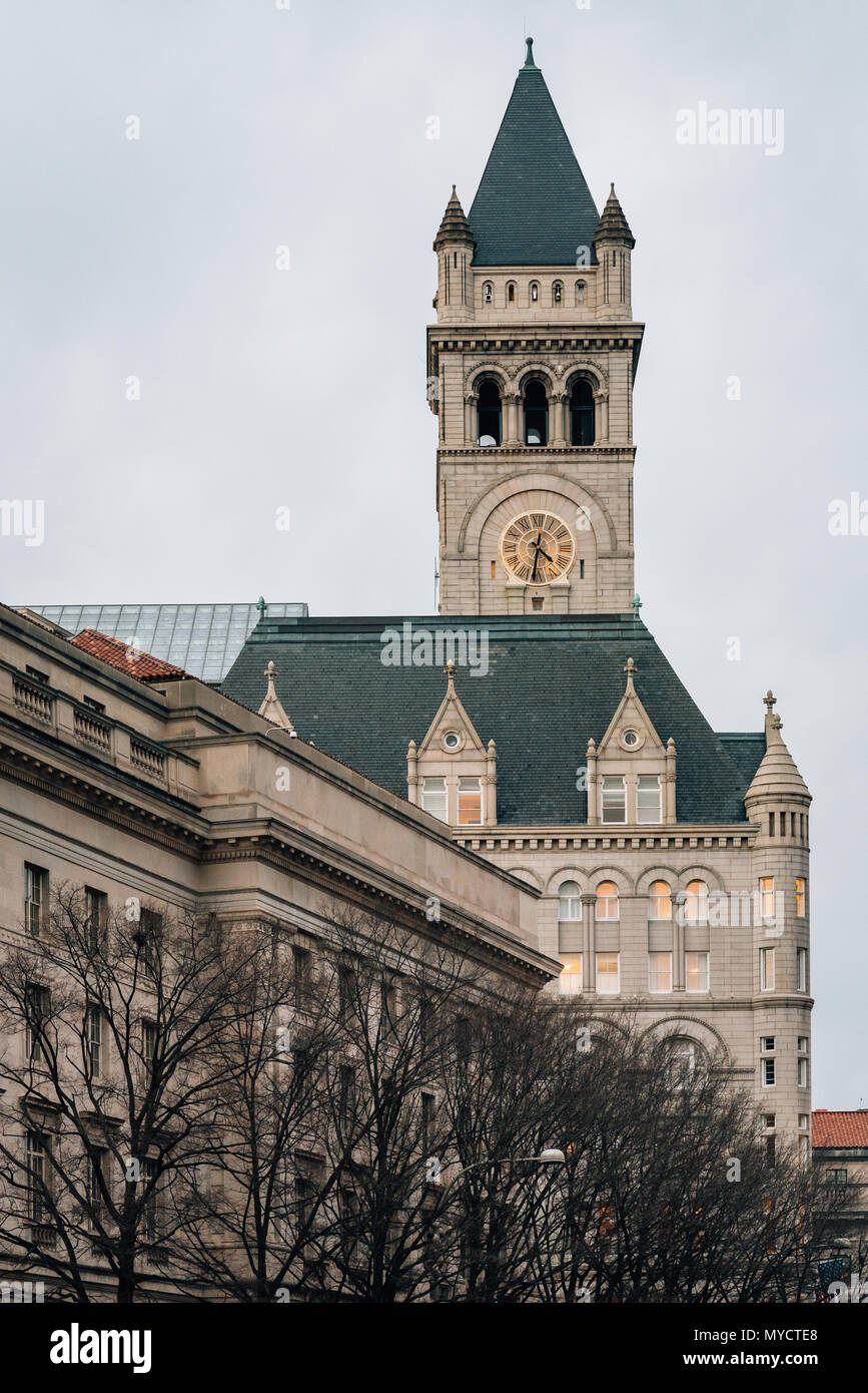 The Old Post Office, in downtown Washington, DC Stock Photo - Alamy