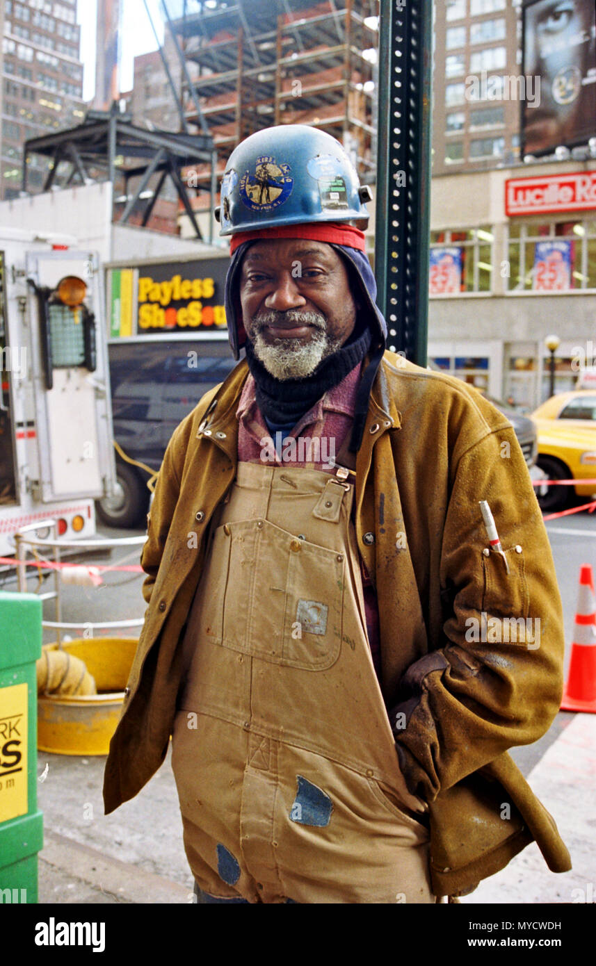 Construction workers, new york city. USA Stock Photo - Alamy