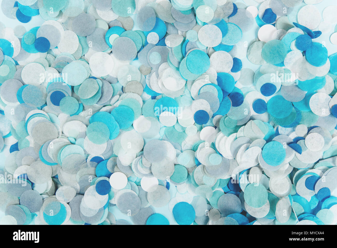 Fondo De Confeti Azul Falling Shiny Blue Confetti Stock Vector