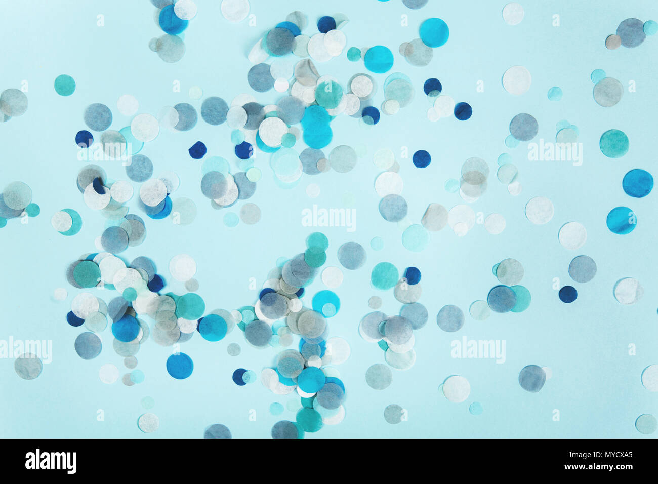 Fondo De Confeti Azul Falling Shiny Blue Confetti Stock Vector