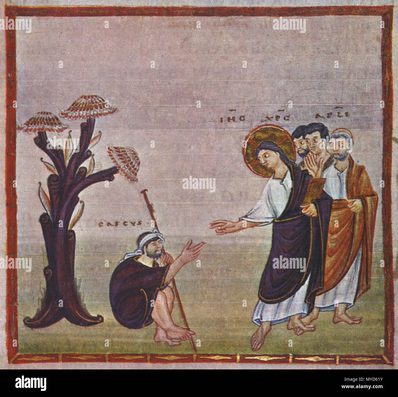 Healing of blind man of jericho hi-res stock photography and images - Alamy