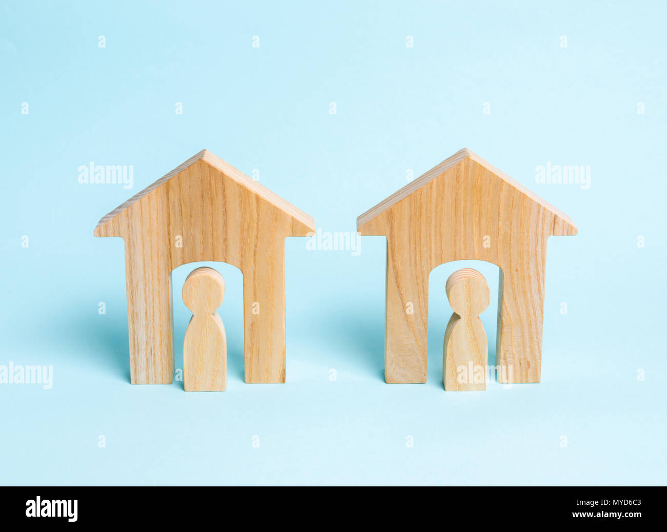 Neighbors talking fence hi-res stock photography and images - Alamy