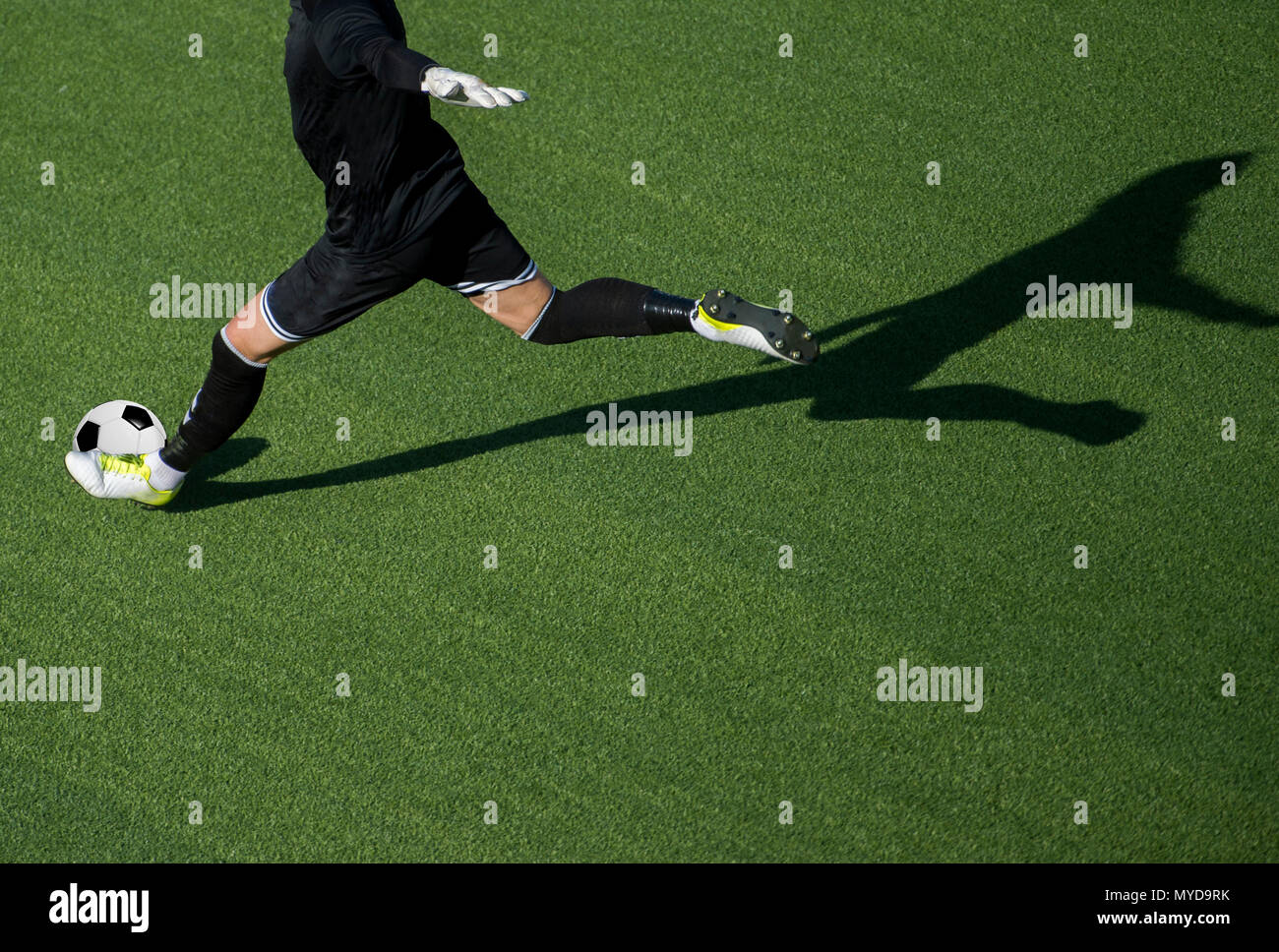 Goalkeeper kick hi-res stock photography and images - Alamy
