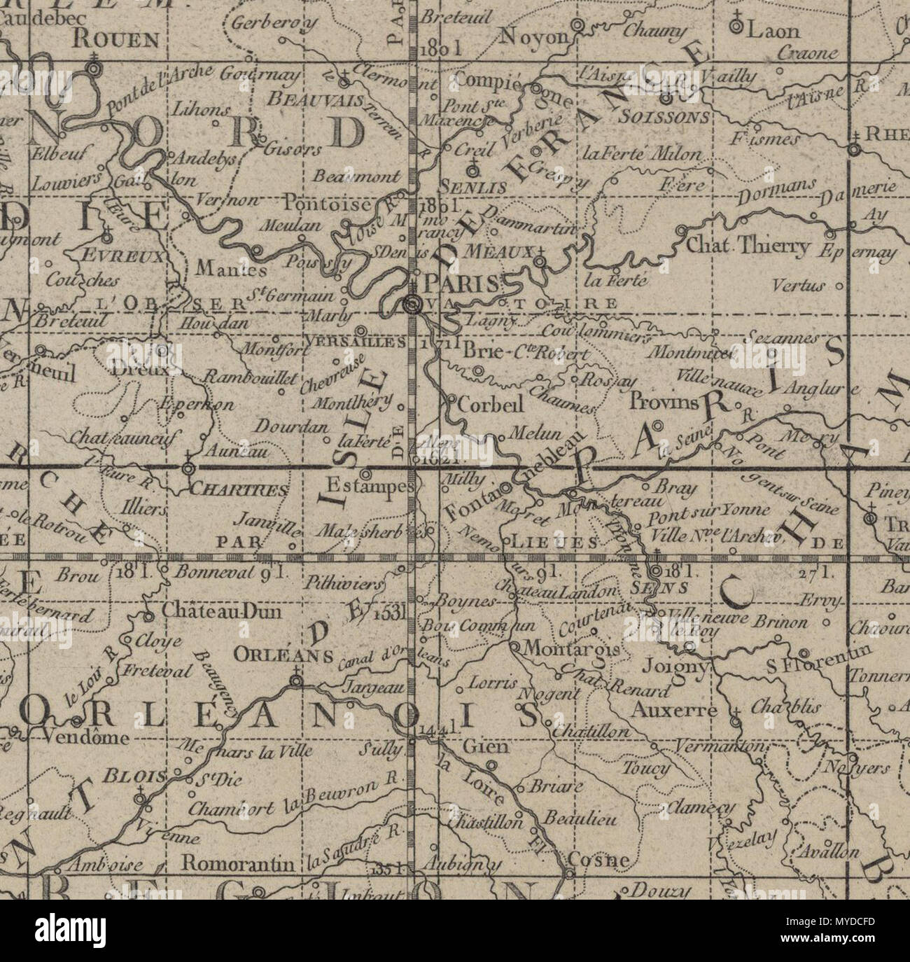 1780 paris hi-res stock photography and images - Alamy