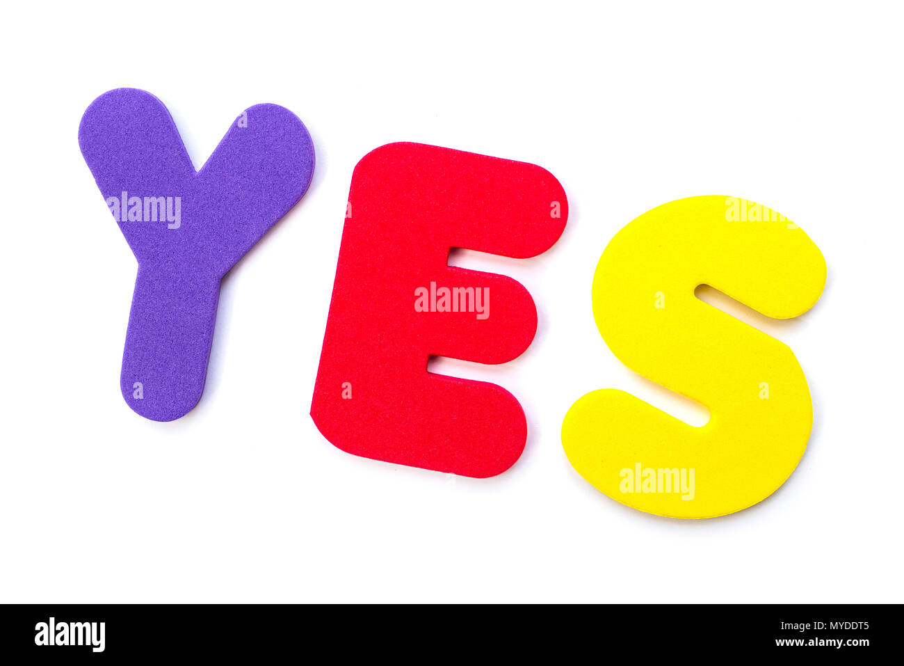 Yes sure Cut Out Stock Images & Pictures - Alamy