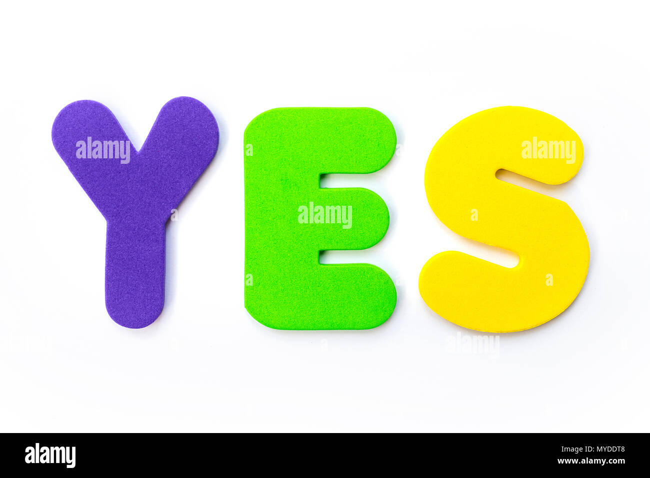 Yes sure Cut Out Stock Images & Pictures - Alamy