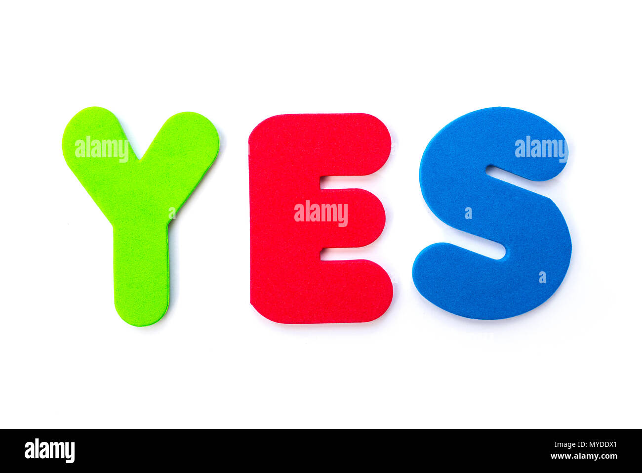 Yes sure Cut Out Stock Images & Pictures - Alamy
