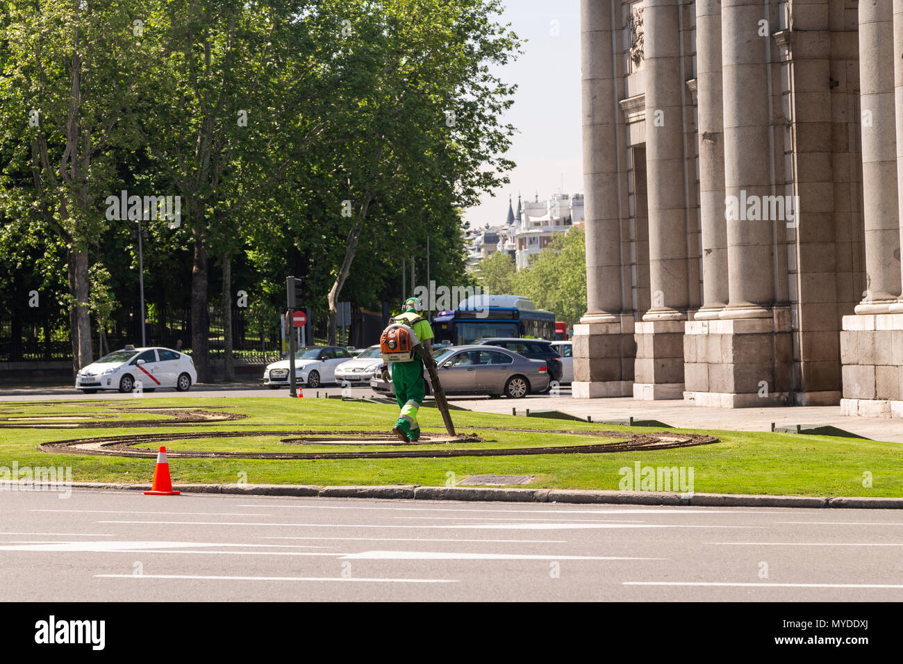 Cleaning park spain hi-res stock photography and images - Alamy
