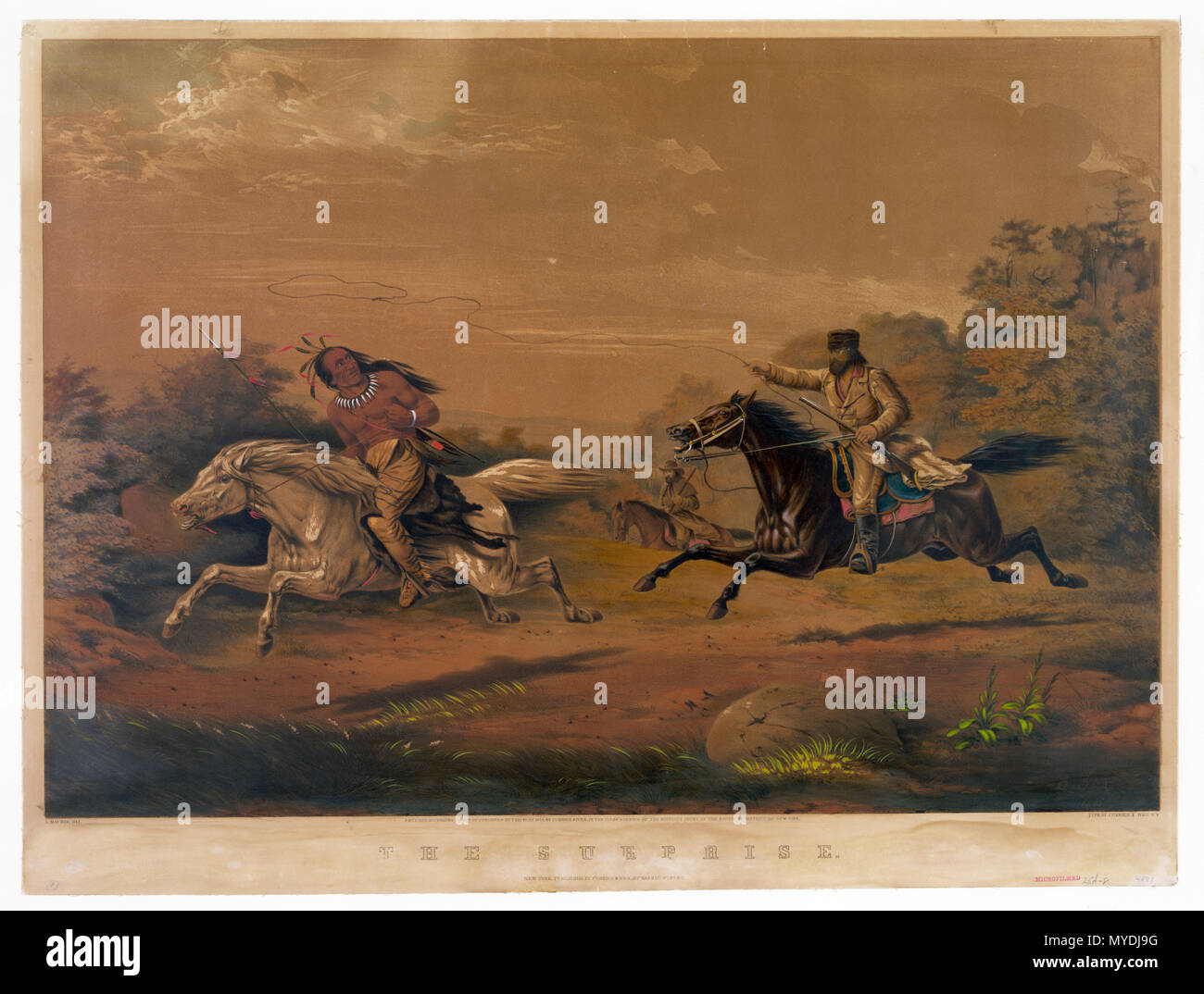 Artist Louis Maurer Stock Photo - Alamy