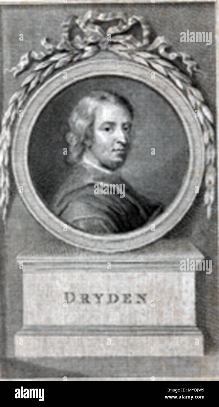 . English: Engraving of John Dryden (1631-1700)thus in public domain by ...