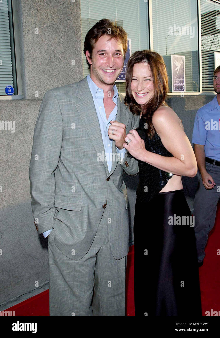 15 Jul 2000, Los Angeles, California, USA --- Noah Wyle and wife at the ...