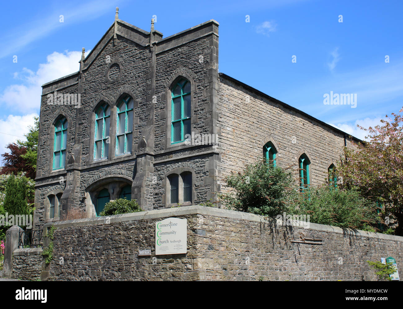 View of the exterior of the Cornerstone Community Church in Sedbergh ...