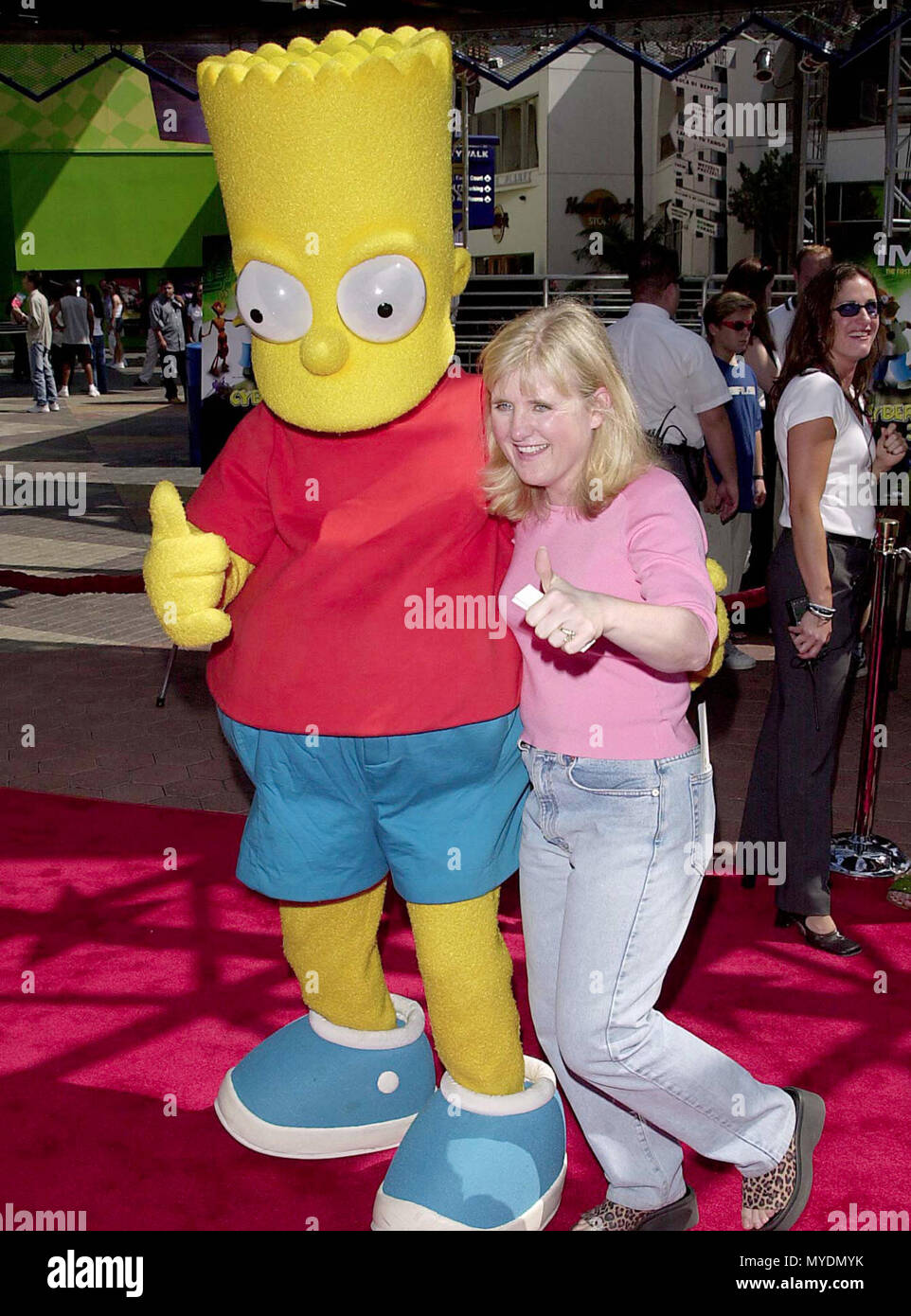 01 Oct 2000, Los Angeles, California, USA --- Nancy Cartwright and Bart ...