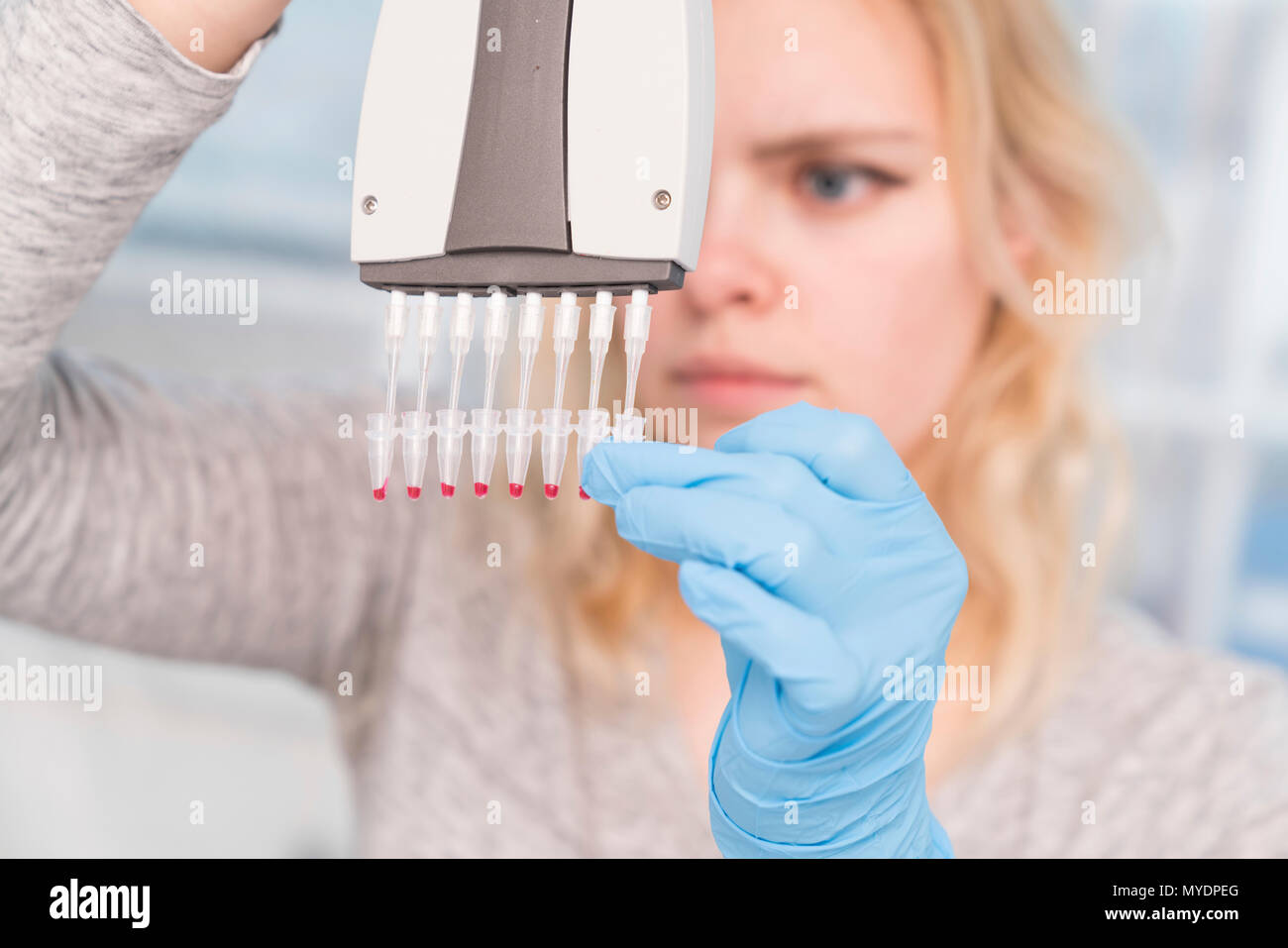 Multipipette High Resolution Stock Photography and Images - Alamy