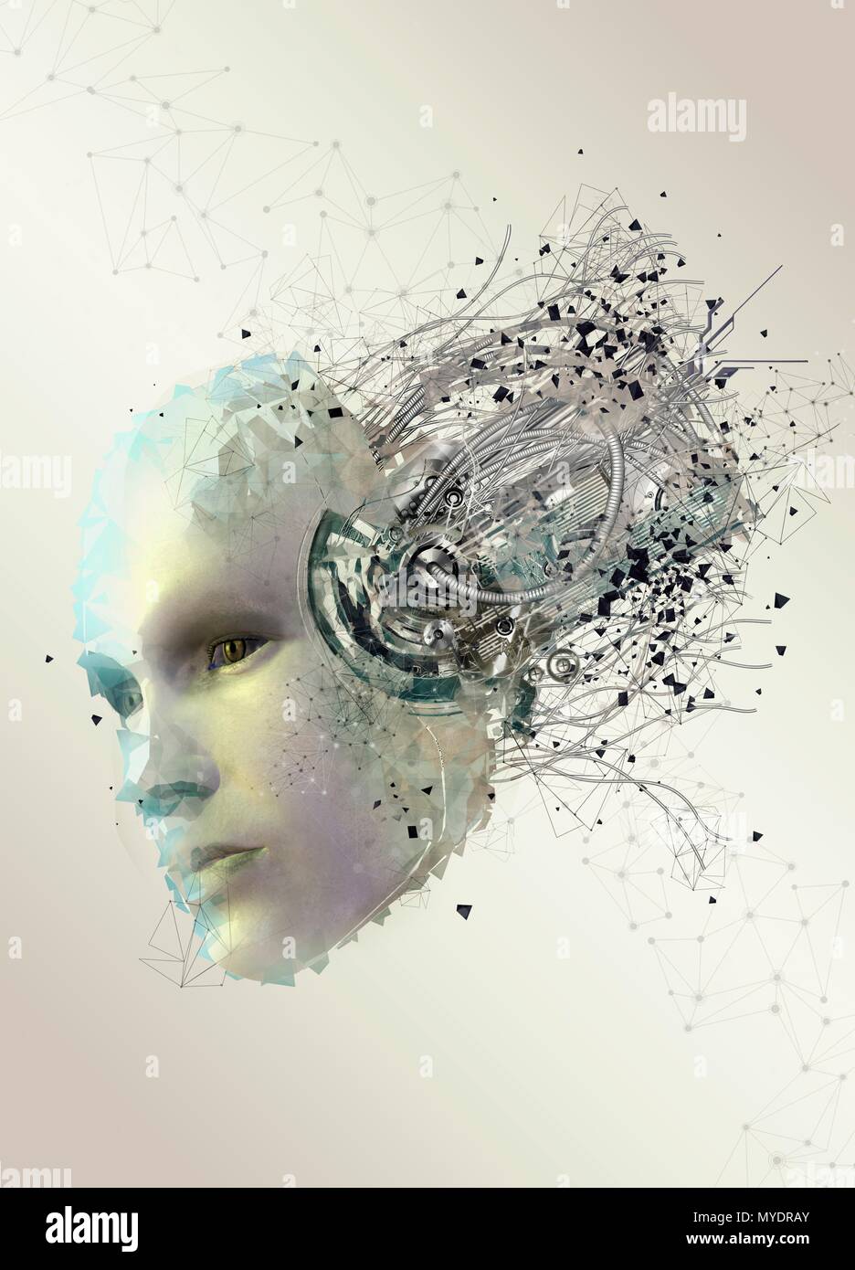 Android head hi-res stock photography and images - Alamy