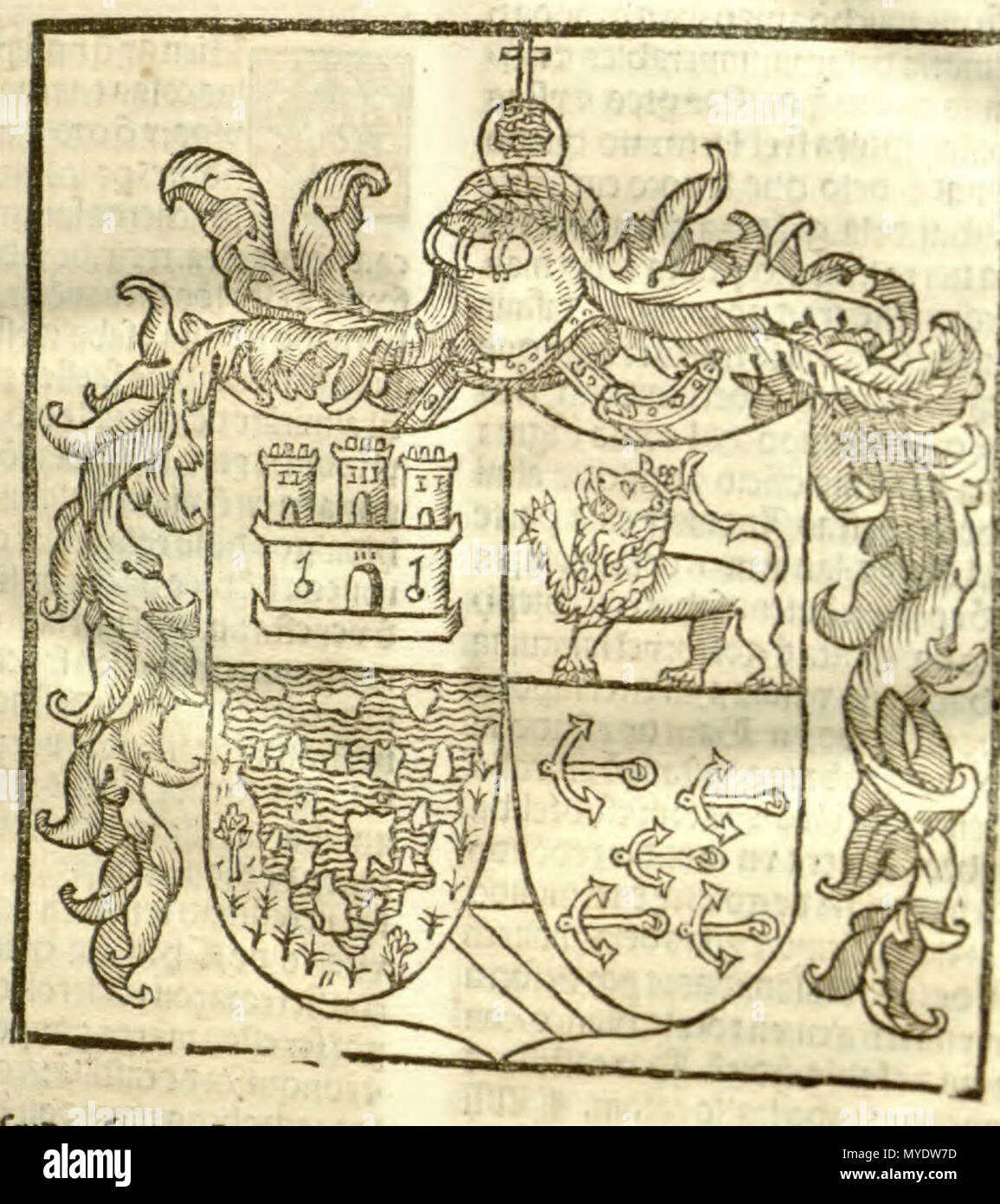 . Español: Escudo de armas del Almirante Cristobal Colon (2) . 25 April ...