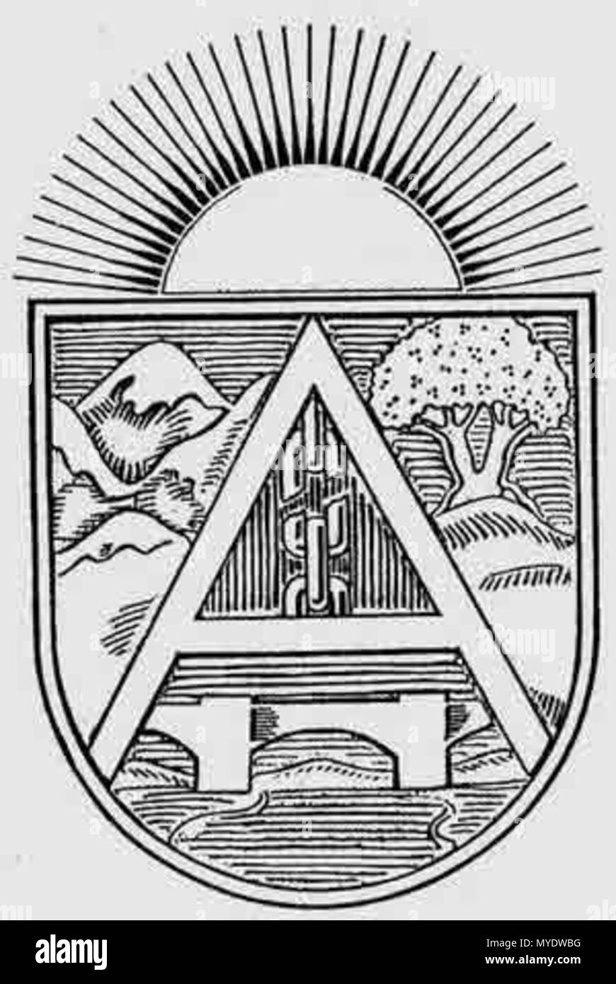 Aragon emblem Black and White Stock Photos & Images - Alamy