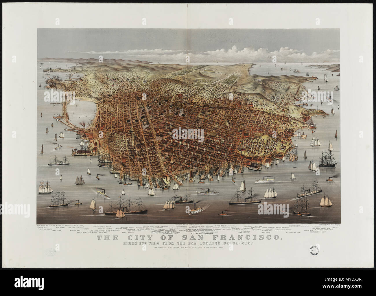 1800s american cities hi-res stock photography and images - Alamy
