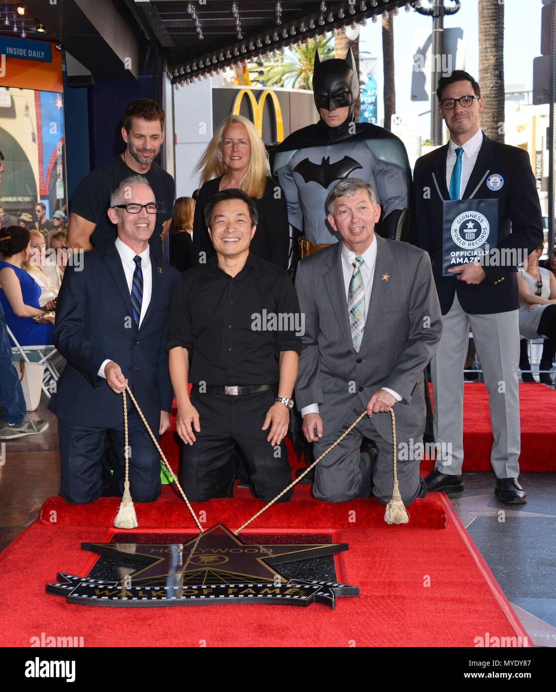 Batman star 007 event in hollywood life california hi-res stock ...
