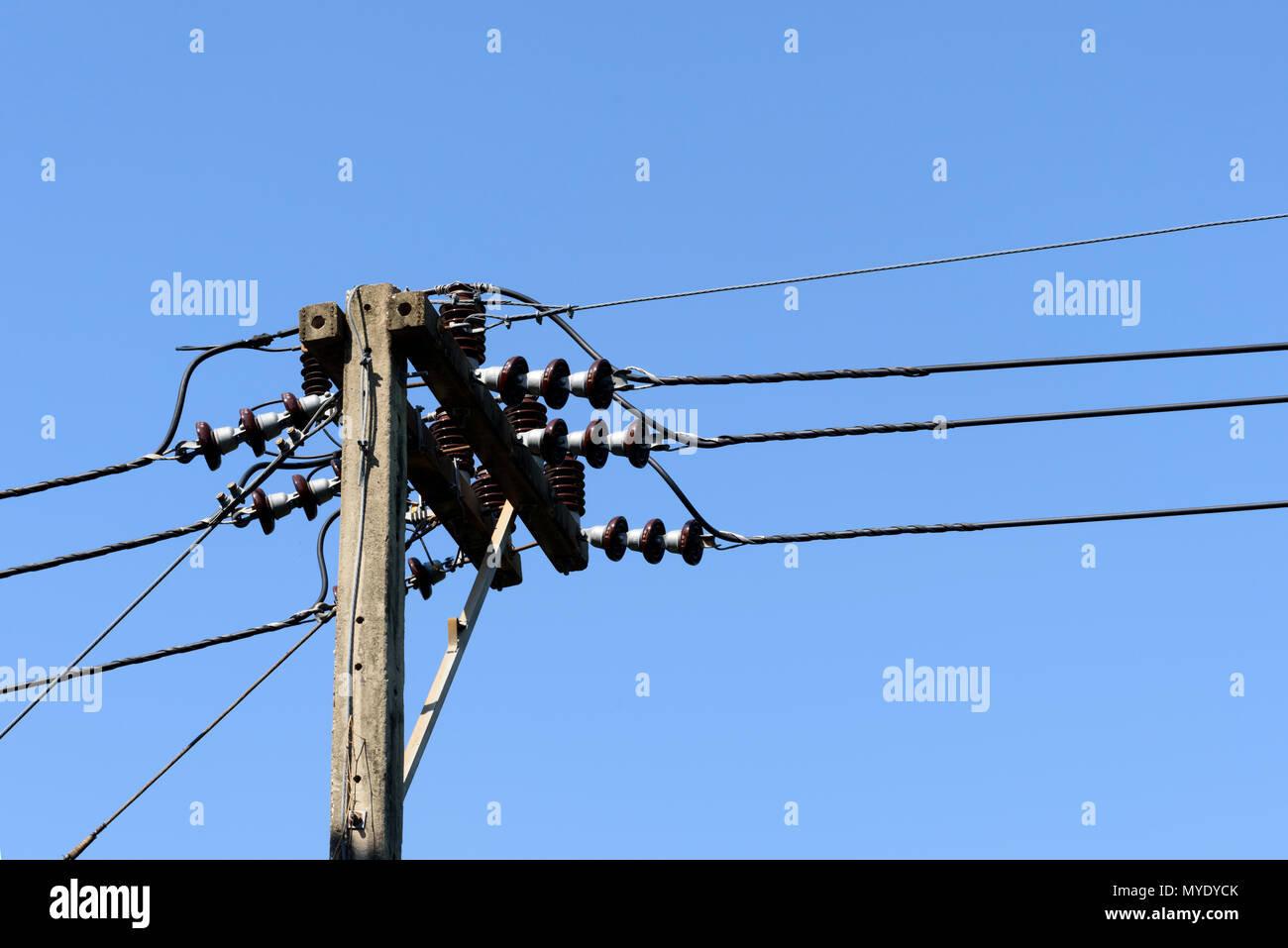 Electrical poles hi-res stock photography and images - Alamy
