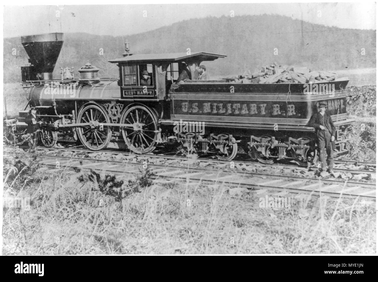 Gen. Haupt locomotive, used by Gen. Herman Haupt during the Civil War ...