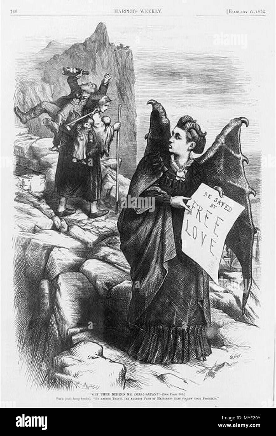 Get thee behind me, (Mrs.) Satan - Th. Nast Stock Photo - Alamy