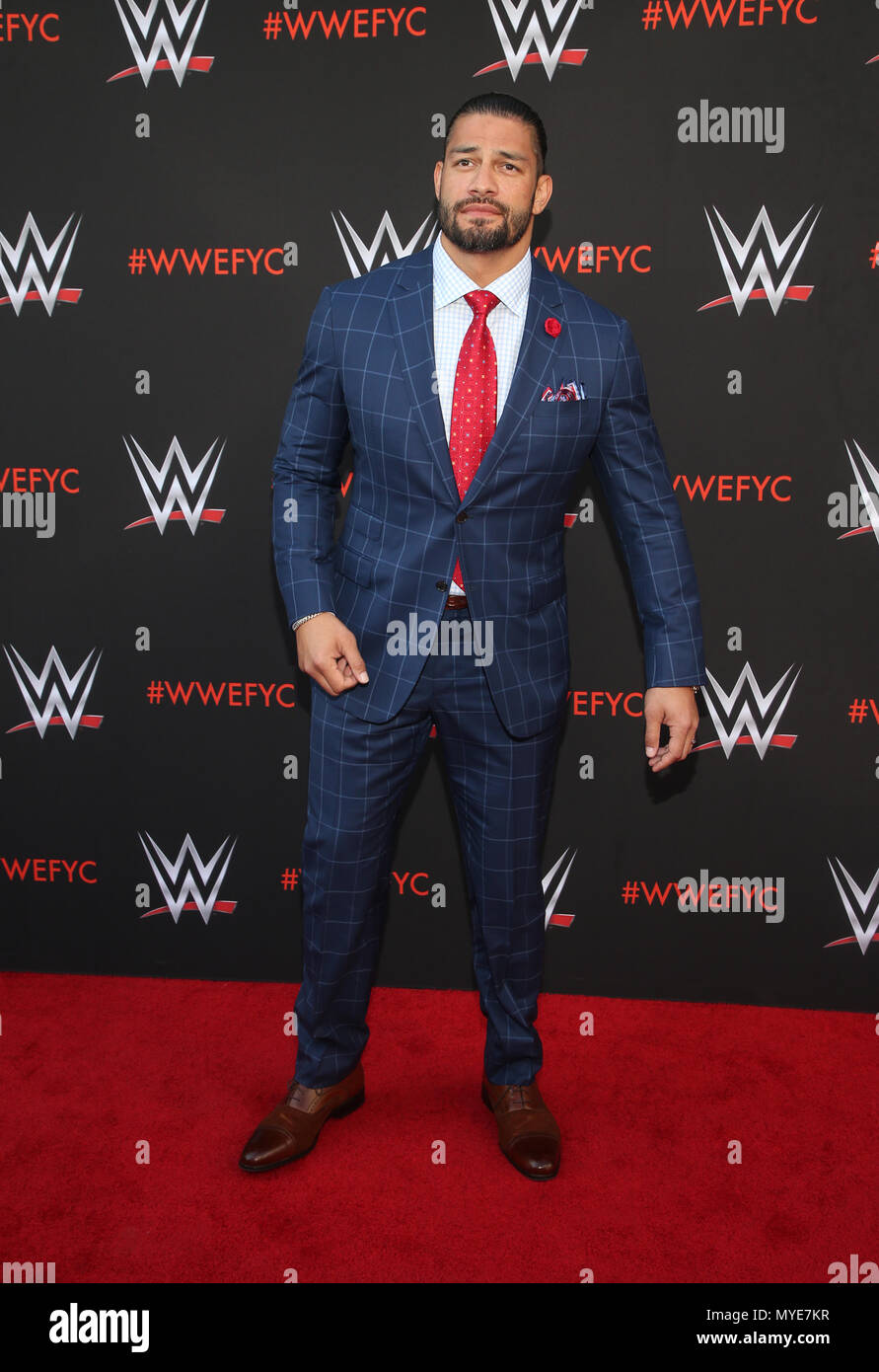 North Hollywood, Ca. 6th June, 2018. Roman Reigns, WWE's First-Ever ...