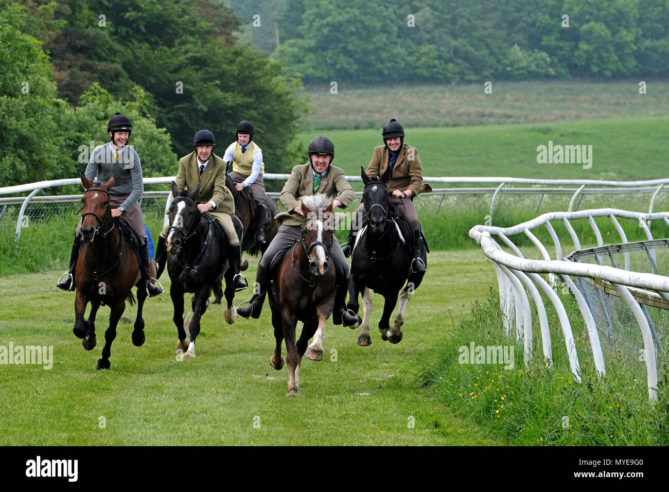 Hawick, The Mair , UK. 07.Jun.2018. Hawick Common Riding - Thursday ...