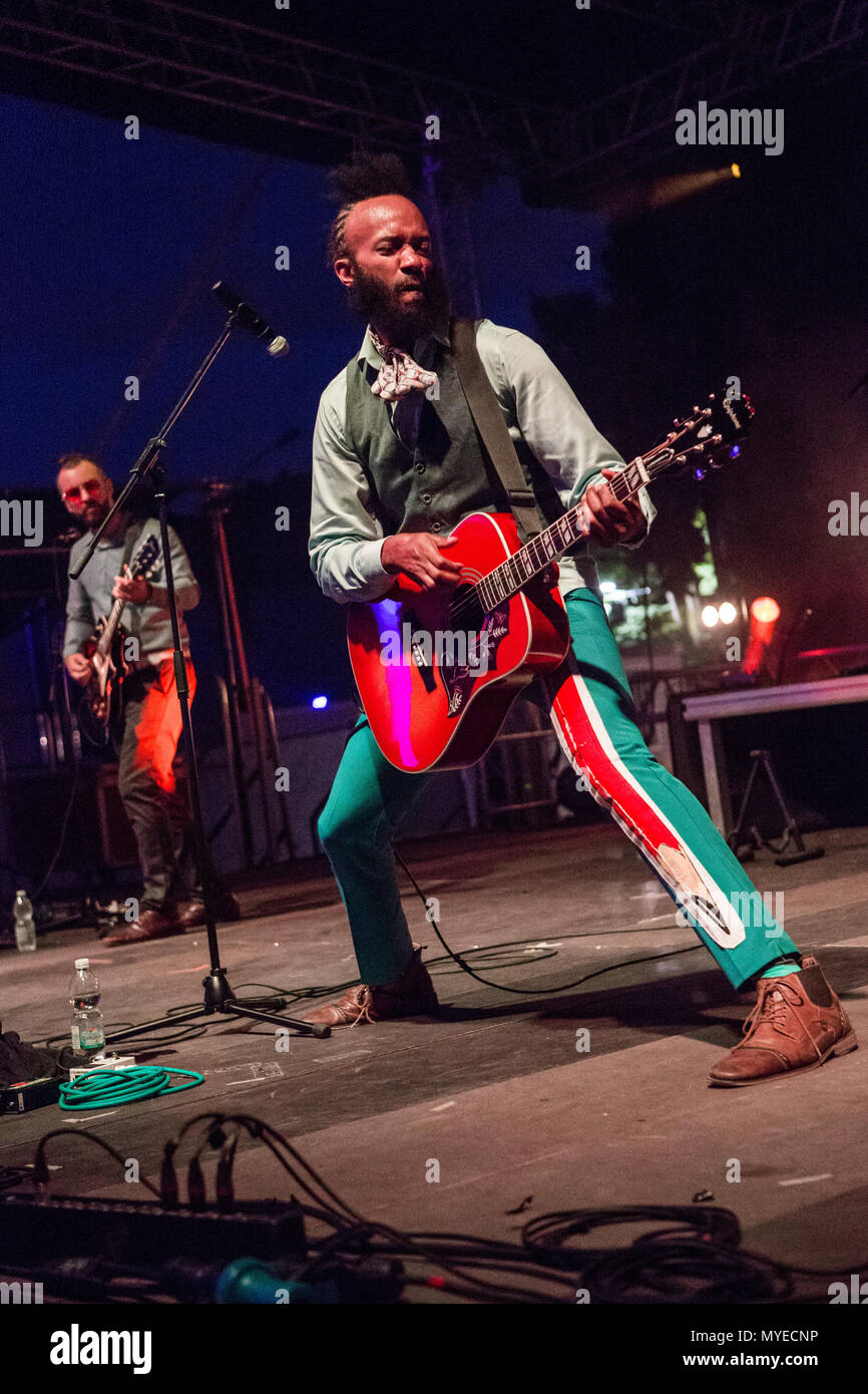 Desio (MB) Italy. 06 June 2018. The African-American singer-songwriter ...