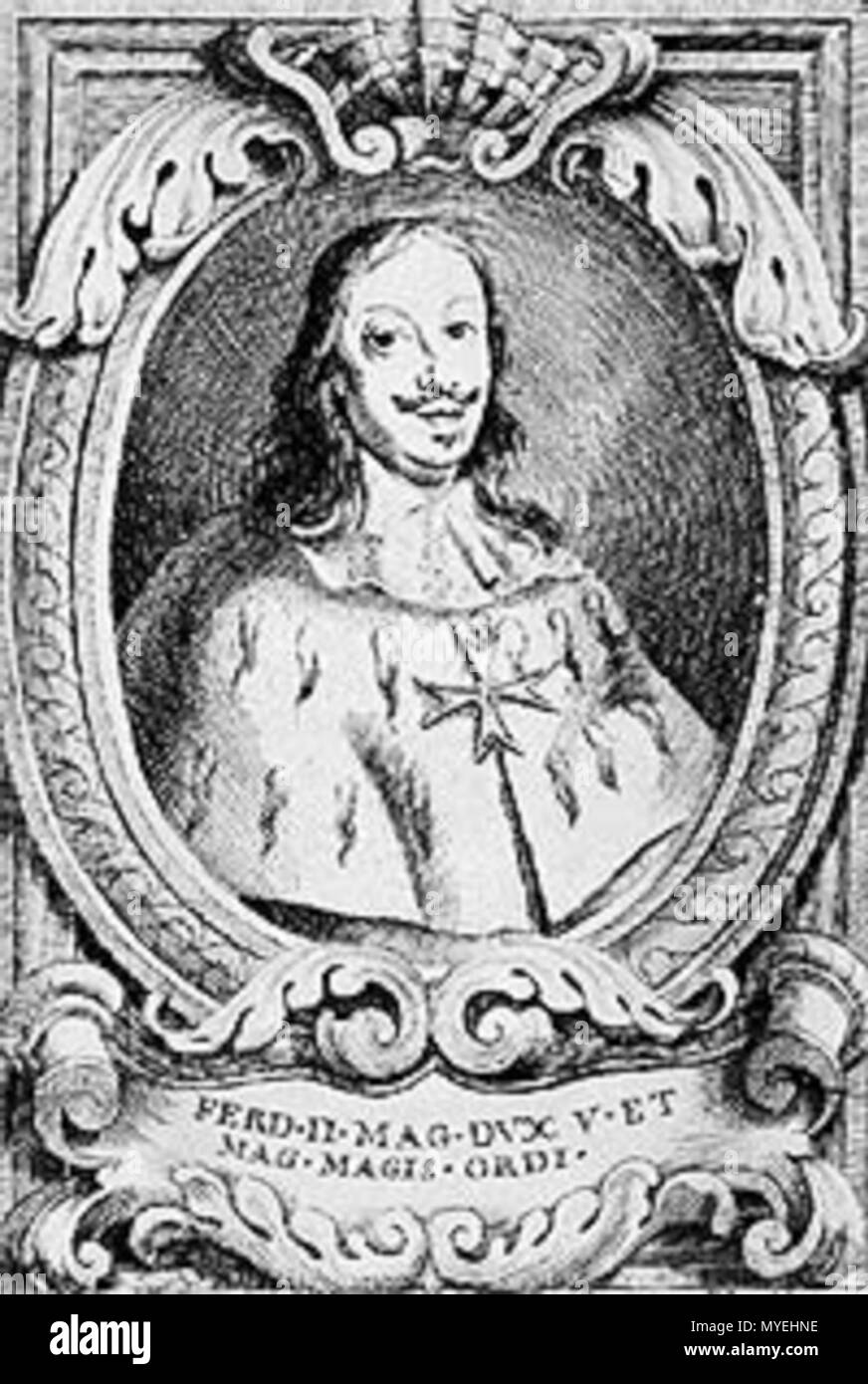 Grand duke of tuscany ferdinando Black and White Stock Photos & Images ...