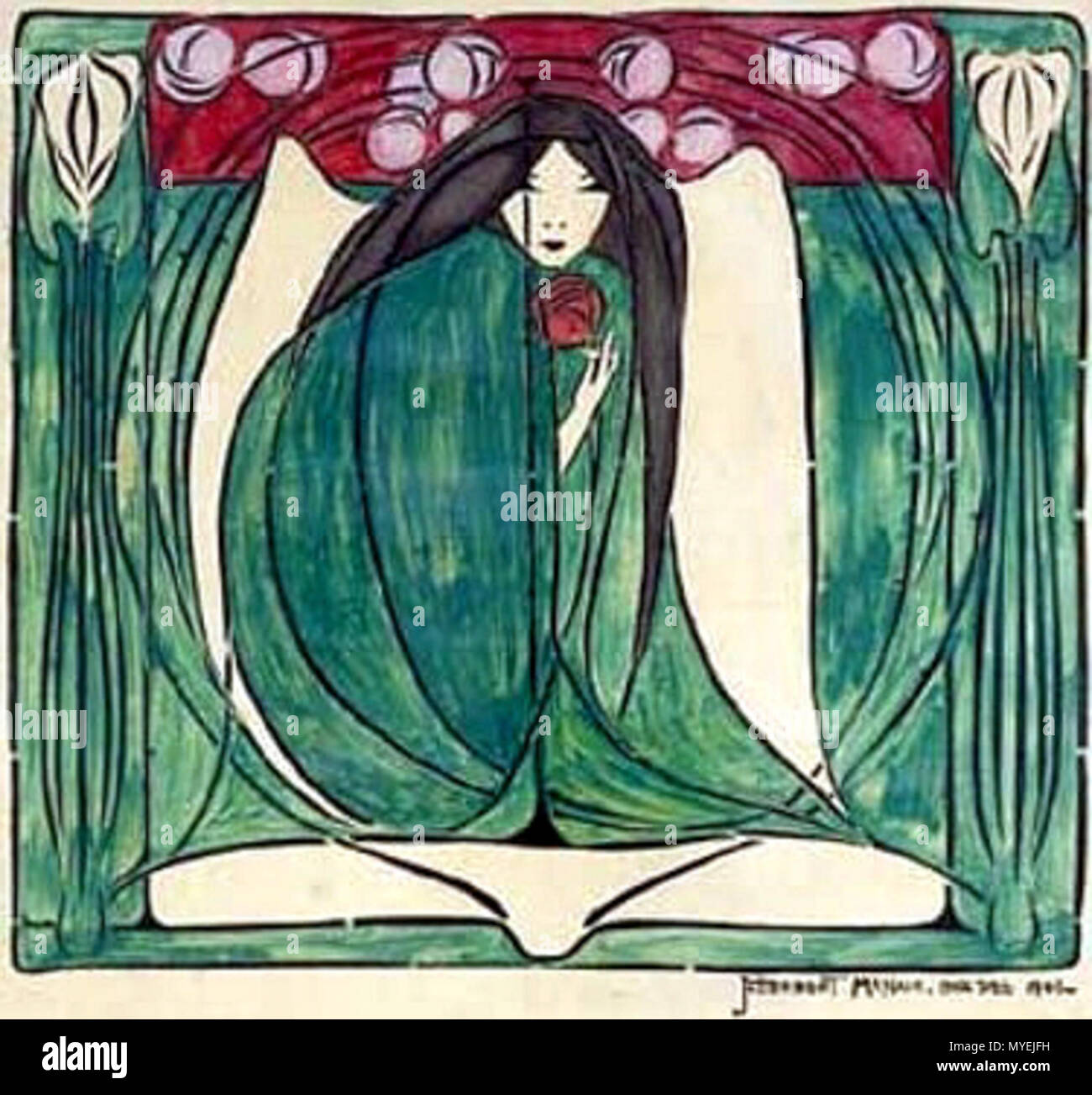 . Floral Design . 1901. Frances MacDonald McNair 185 Frances MacDonald ...