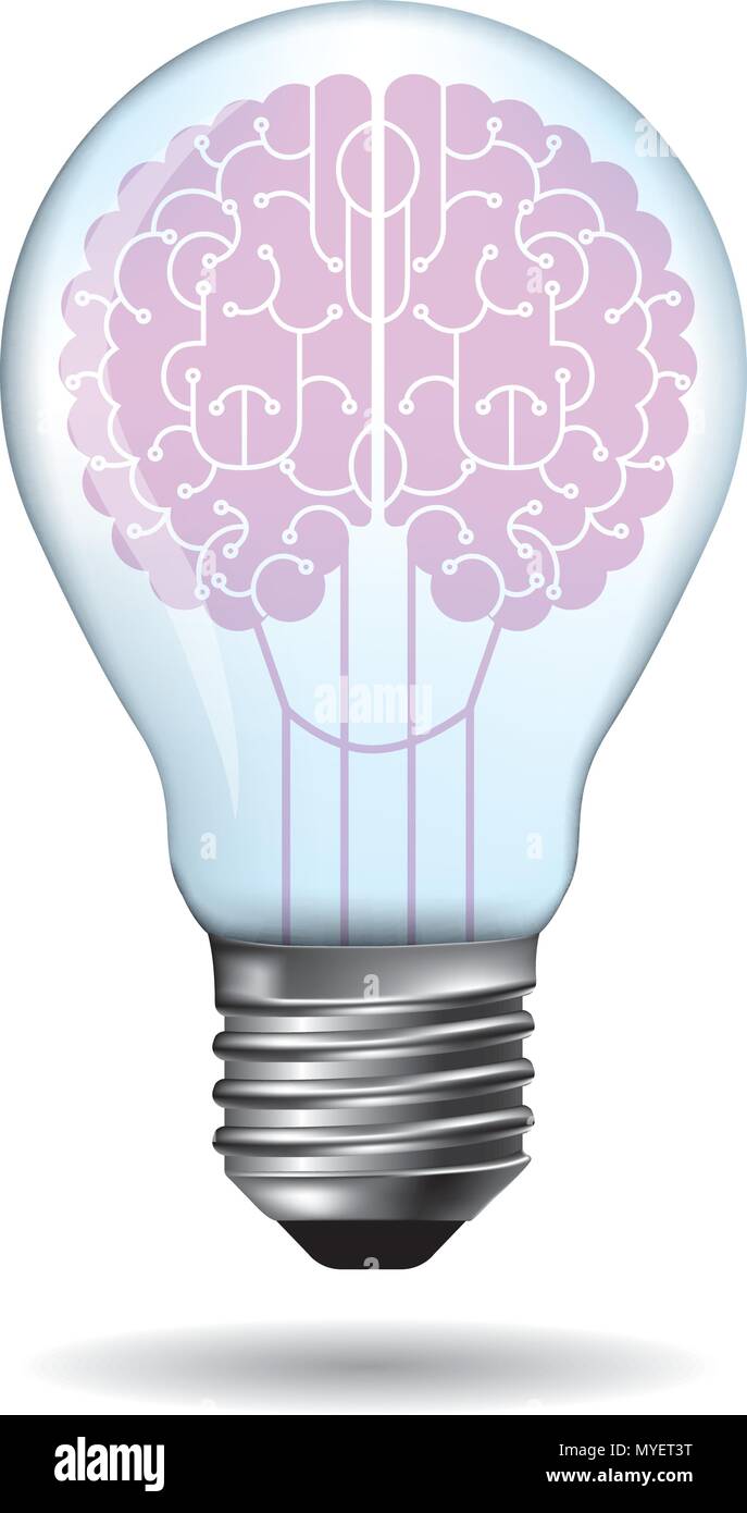 Transparent light bulb in Stock Vector Images - Alamy