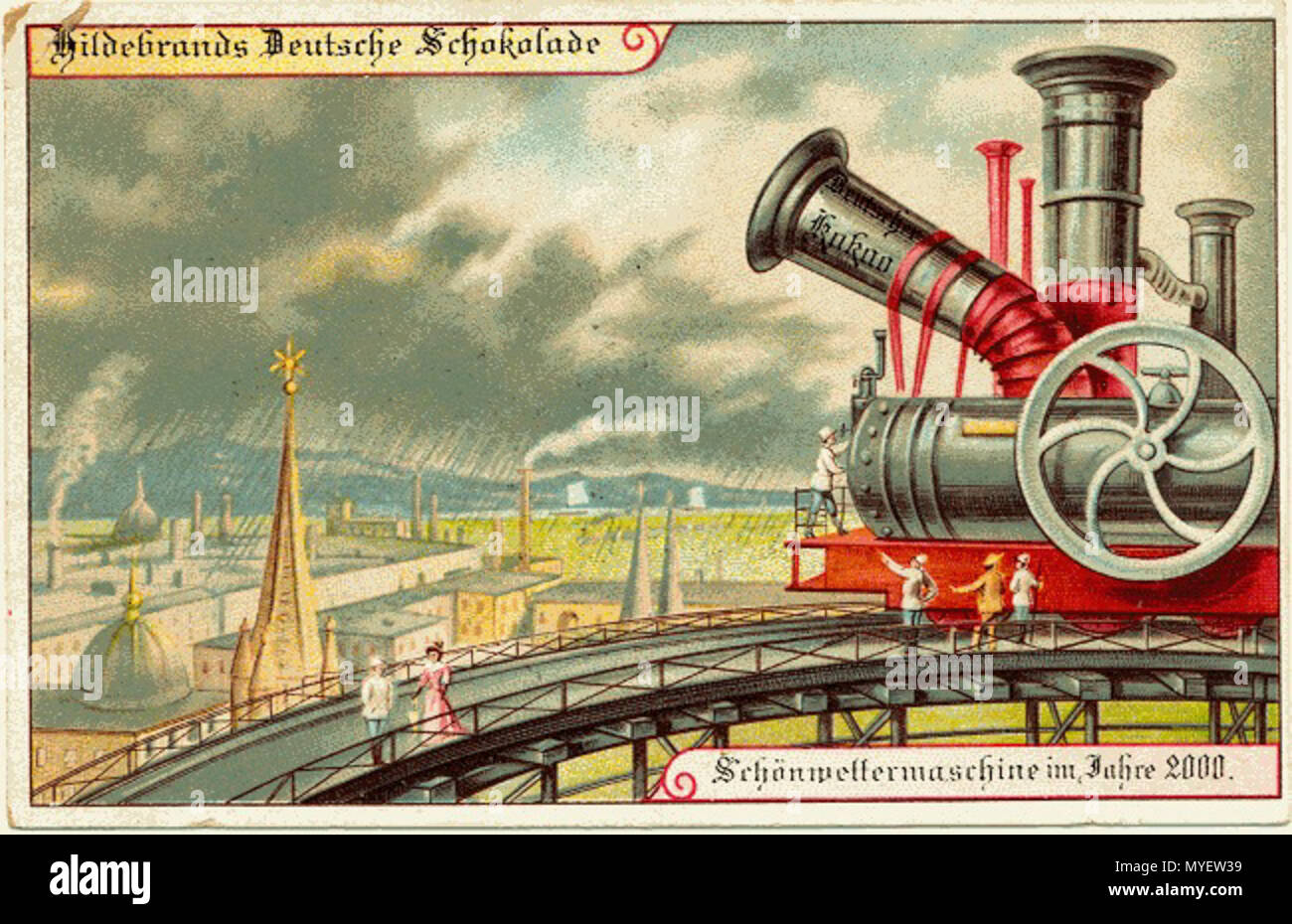 . English: Germany in 2000 year (XXI century). Good-weather-machine ...