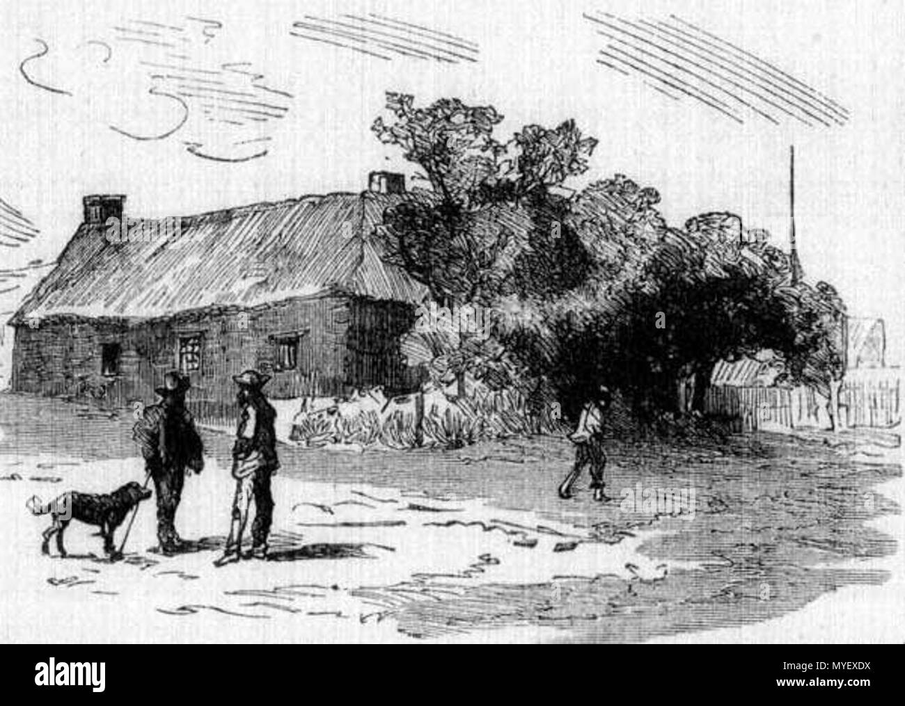 . English: Griquatown or Grikwastad. Griqualand West. Southern Africa ...