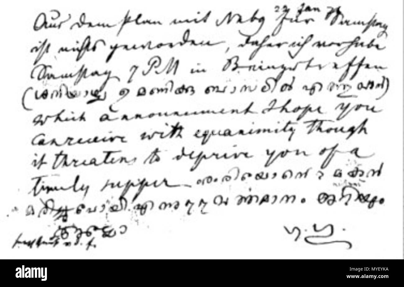 Original handwriting hi-res stock photography and images - Alamy